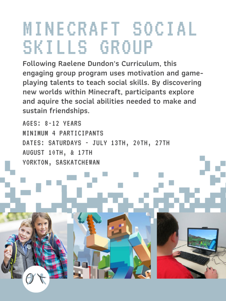 Minecraft Social Skills Group - Yorkton Edition - OuTcomes Therapy